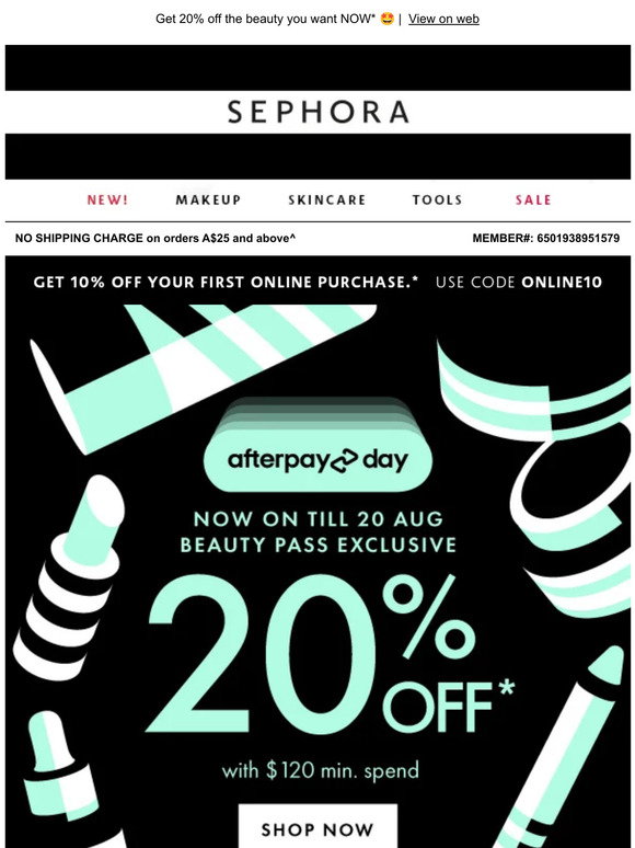 Sephora Email Newsletters: Shop Sales, Discounts, and Coupon Codes