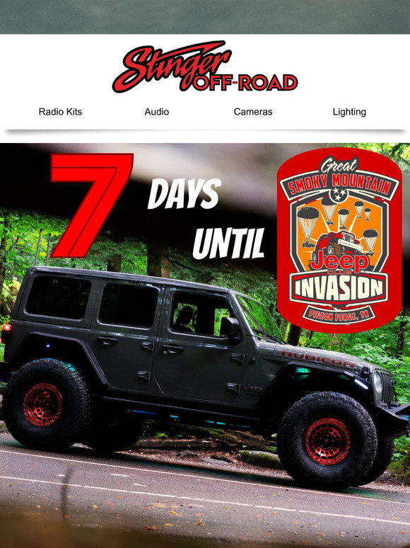 Stinger Off-Road: ONE WEEK 'til Great Smoky Mountain Jeep Invasion ...