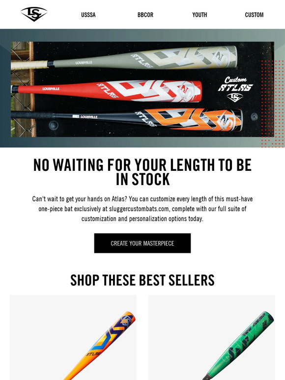 Wilson: Customize Atlas BBCOR Today | Milled