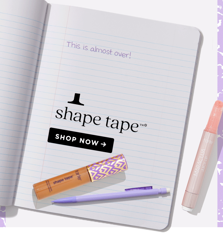 Tarte: 40% OFF Shape Tape™️ ⏰ is ticking! | Milled
