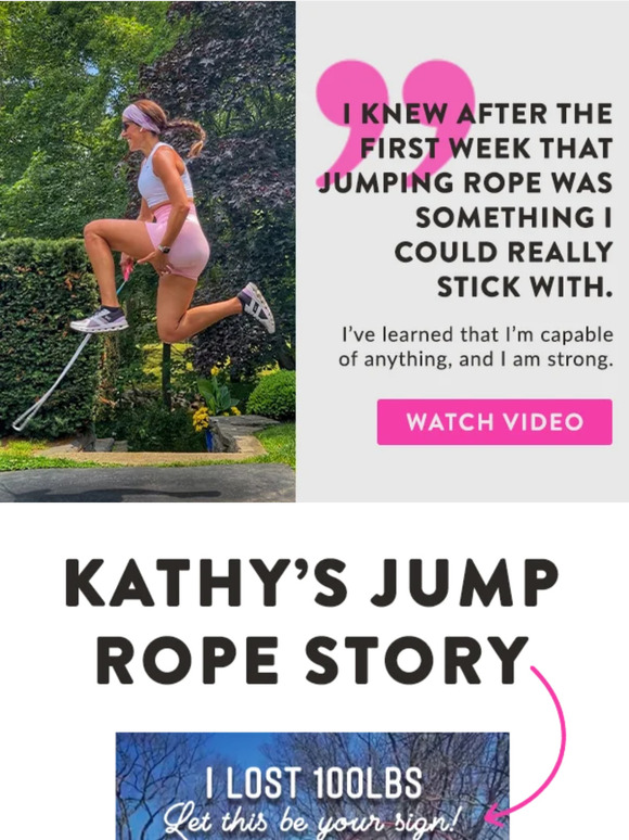 Crossrope: "I lost 100 lbs. Let this be your sign." | Milled