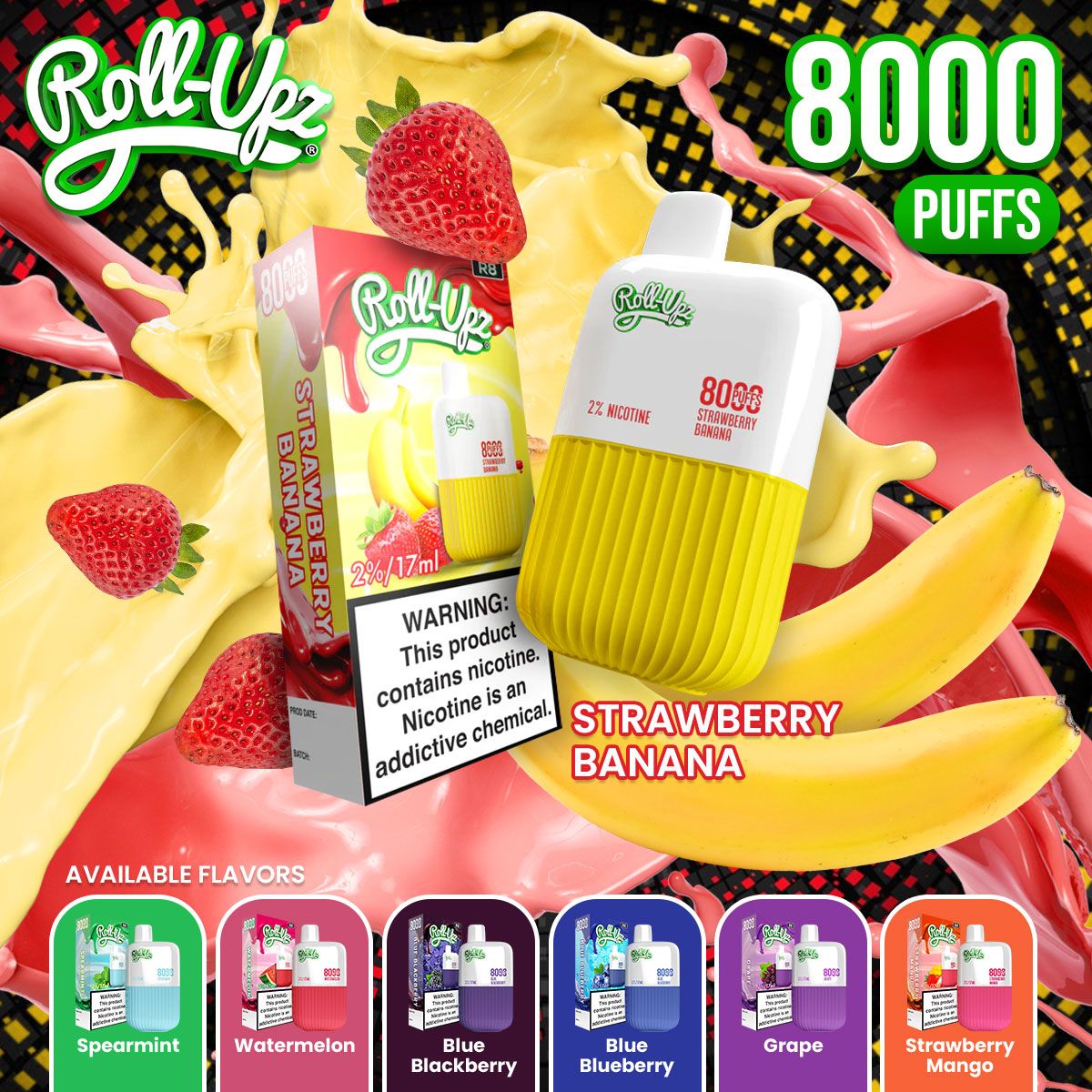 Vape: Experience the NEW! Juice Roll-Upz Disposable 🙌 | Milled