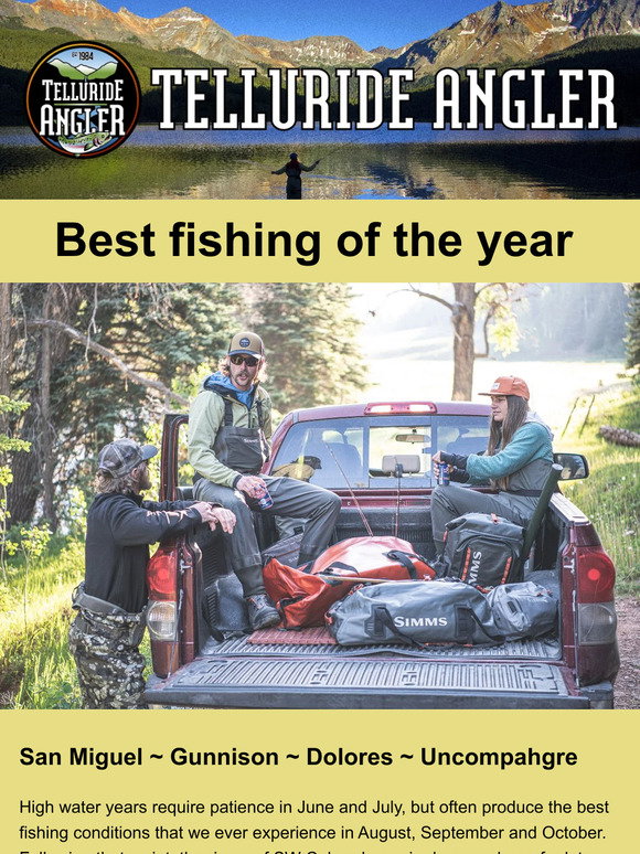 Telluride Outside: Telluride Angler Fly Fishing Report | Milled