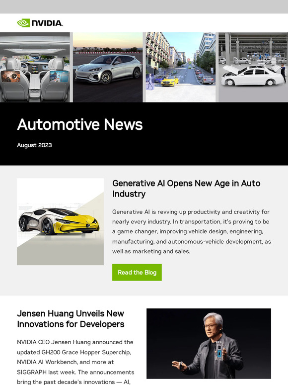 Nvidia: NVIDIA Auto News: Generative AI Opens New Age in the Industry ...