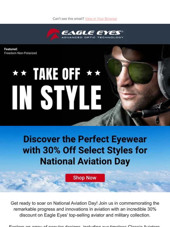 Eagle Eyes Optics: Discover the Perfect Eyewear with 30% Off Select ...