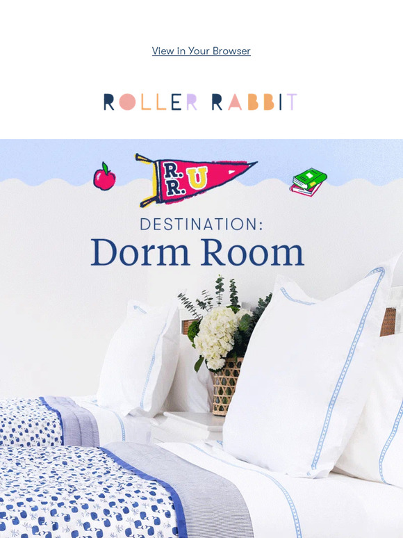 Roller Rabbit: The Back-To-School Edit: Dorm Room Essentials | Milled