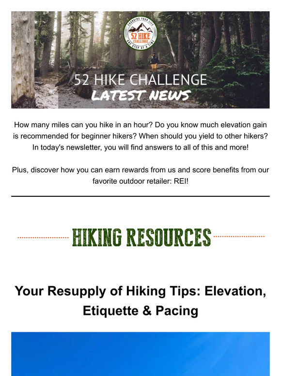 52 Hike Challenge: Hiking Tips on Elevation, Etiquette, Pacing & More ...