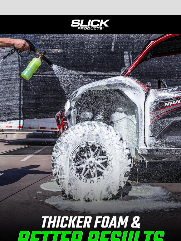 Slick Products: ⭐️⭐️⭐️⭐️⭐️ Works great in my foam cannon! | Milled