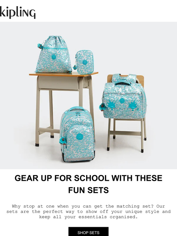 Kipling: Gear up for school with these fun sets | Milled