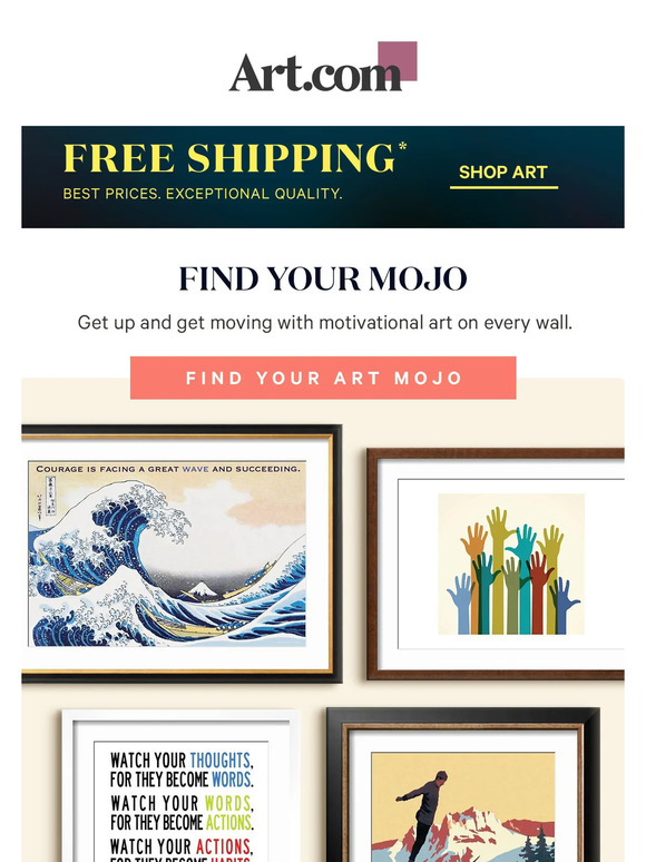 Art.com: Find your mojo (and your kid’s too) with motivational art ...