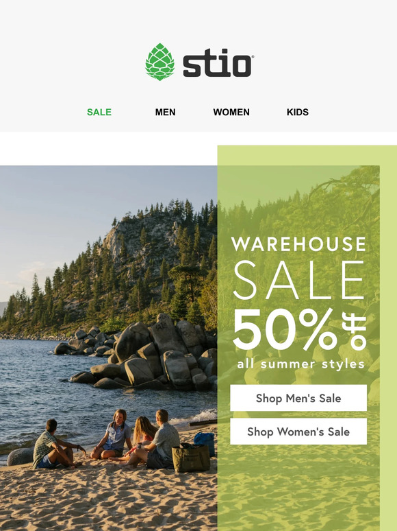 Stio: Warehouse Sale Starts NOW! 50% Off All Summer Styles | Milled