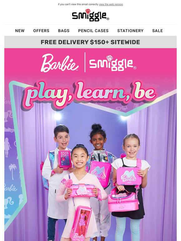 Smiggle: 😍 More Barbie has arrived! | Milled