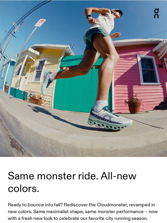 On Running: ☁️ Just landed: New Cloudmonster colors | Milled