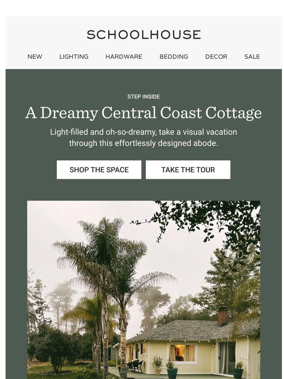 Schoolhouse: Step Inside: A Delightful Cottage On The California Coast ...