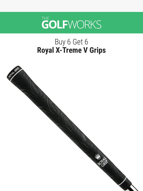 GolfWorks: Get 6 free royal x-treme v grips! | Milled