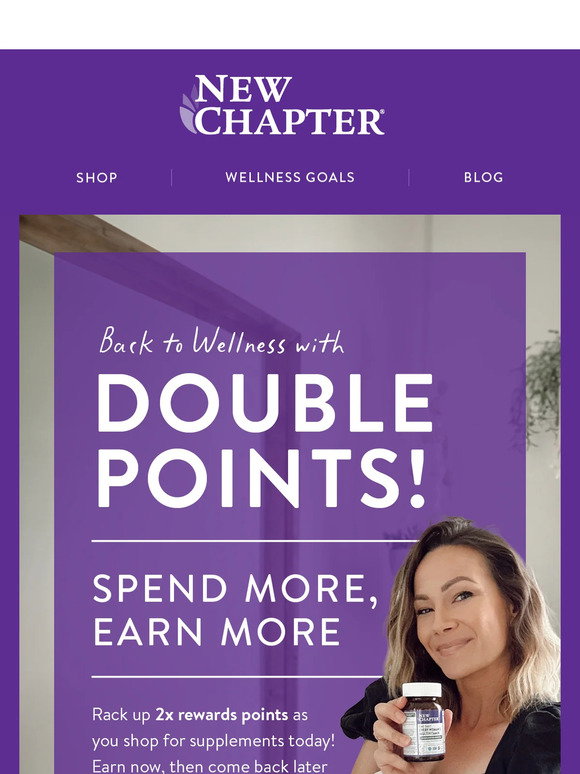 New Chapter: Double the Points, Double the Wellness | Milled