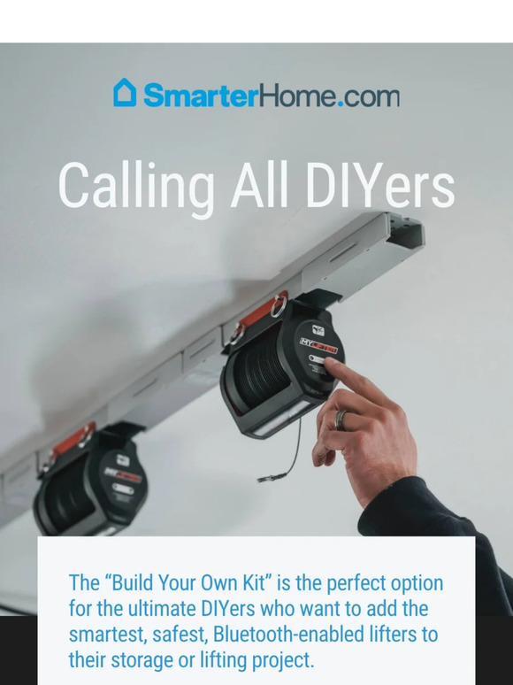Smarterhome: Build Your Own Kit - Powered By The MyLifter | Milled