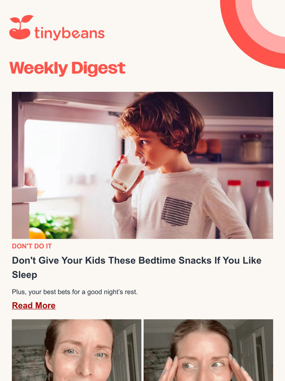 Tinybeans: What NOT to Give Kids As Bedtime Snacks | Milled
