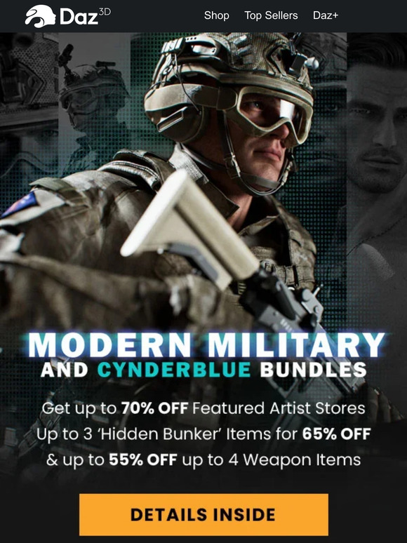 DAZ 3D: Modern Military Bundle | Milled