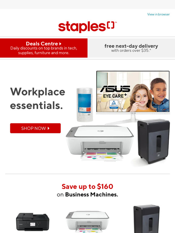 Staples: Stock up on workplace essentials! | Milled