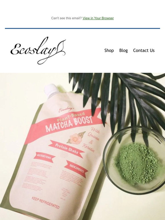 Ecoslay: Repair and Strengthen Your Curls with Matcha Boost: The ...
