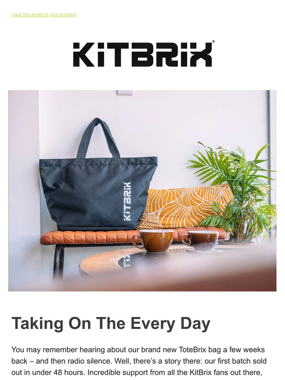 Kitbrix: The ToteBrix is Back! Get Beach Ready 🏖️ 🏊‍♀️ | Milled