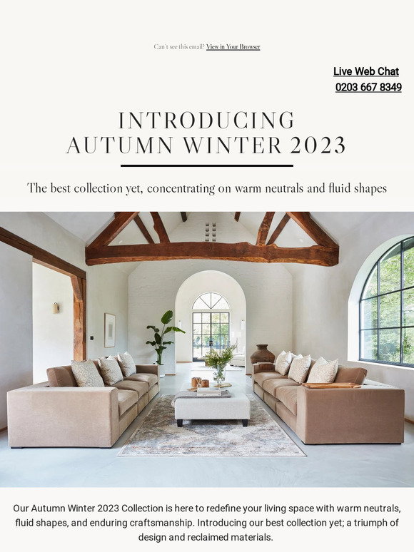 Raft Furniture: Introducing the Autumn Winter 23 Collection | Milled