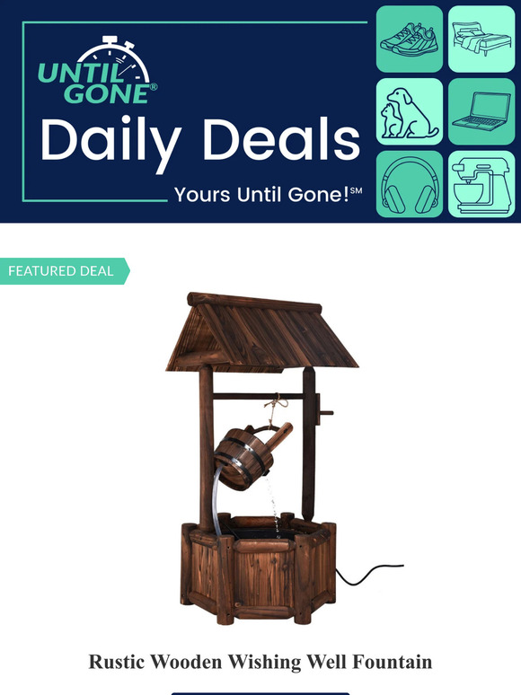 Yugster: Wooden Wishing Well Fountain | HP® 800G1 Desktop Bundle ...