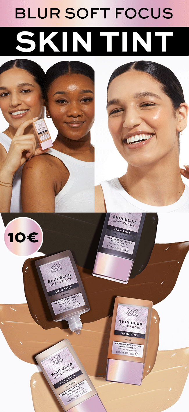 Revolution Beauty: NEW! Blur Soft Focus Skin Tint 💖 | Milled