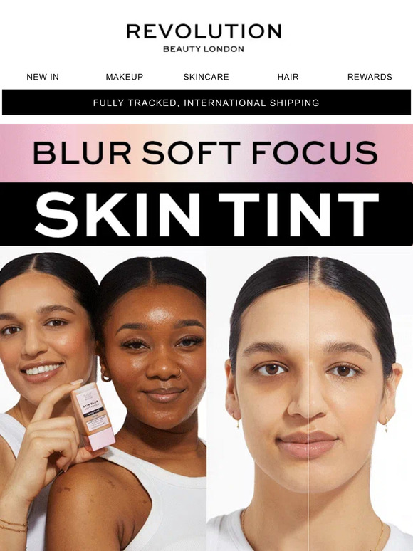 Revolution Beauty: NEW! Blur Soft Focus Skin Tint 💖 | Milled