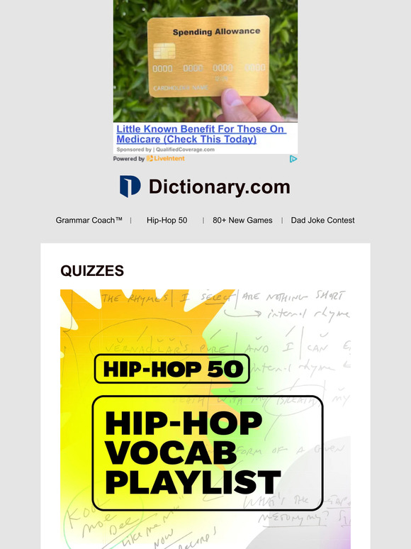 Dictionary.com: 🎤 Mic Check! Can You Fill In The Words On These Hip-Hop ...