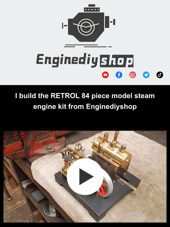 Enginediy: How to Build Retrol Steam Engine Model? | Milled