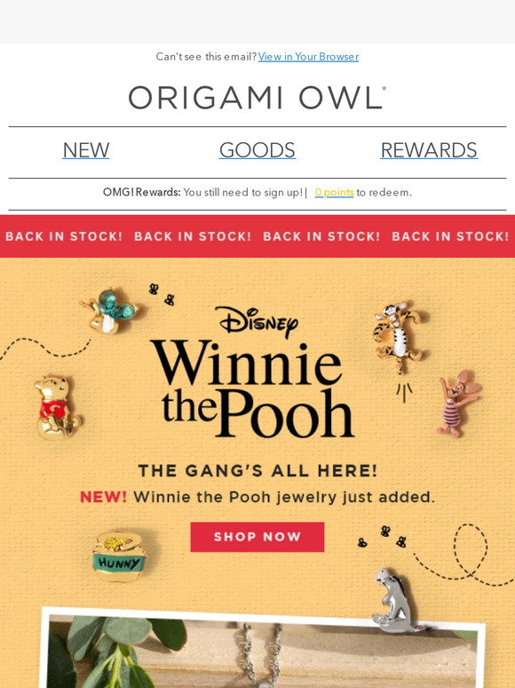 Think Goodness: BACK IN STOCK! Disney Winnie the Pooh Charms 🍯 | Milled