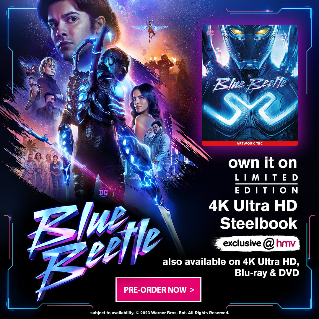 HMV: Blue Beetle | exclusive@hmv steelbook 🔵 | Milled