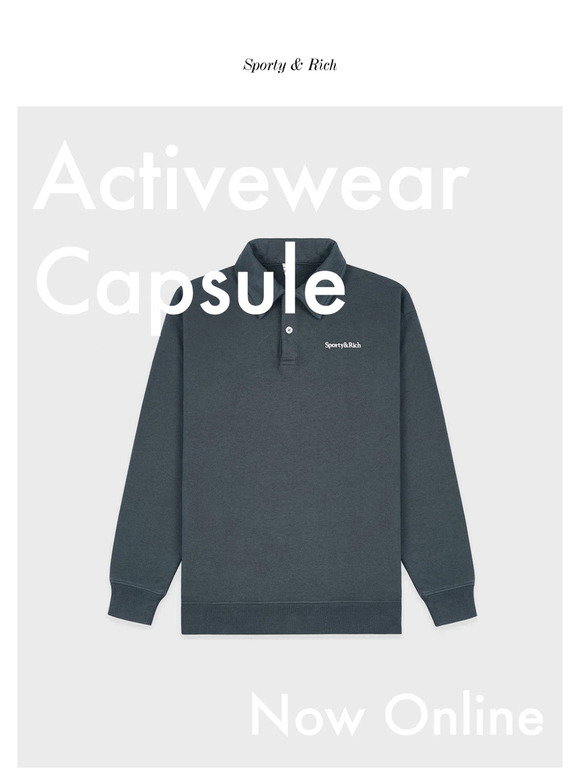 Sporty & Rich: ONLINE NOW: Activewear Capsule | Milled