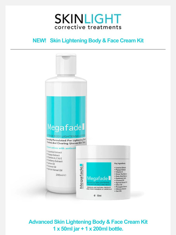 SkinLight: New Body & Face Skin Lightening Kit | Milled