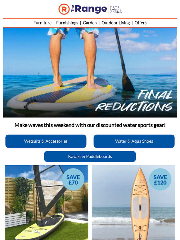 The Range: Last Call: Paddle Boards at Unbeatable Prices! | Milled
