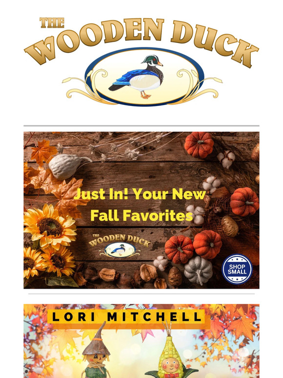 Wooden Duck Shoppe: 🍂 Fall in ️ with Byers' Choice, Lori Mitchell and ...