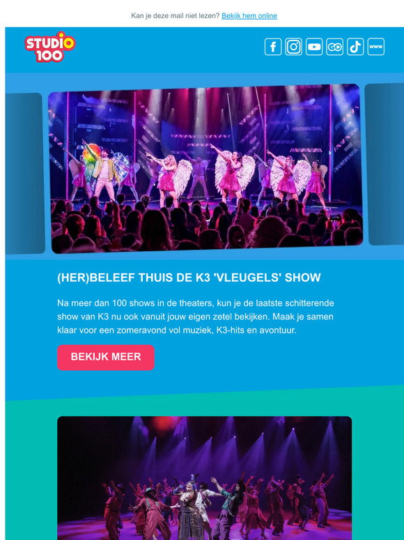 Studio 100: K3 'Vleugels' op dvd! 💿 | Milled