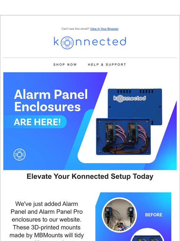 Konnected: NEW Alarm Panel Enclosures Are Here! 💥 | Milled