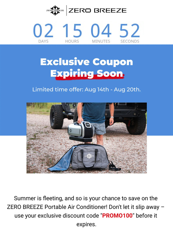 Zero Breeze: ⏰2 Days Left! Exclusive Coupon - Expiring Soon | Milled