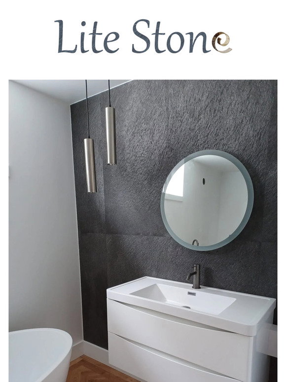 Lite Stone: New Bathroom Projects Using Stone Veneers | Milled