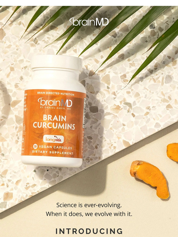 BrainMD: Introducing Brain Curcumins 2.0 | Milled