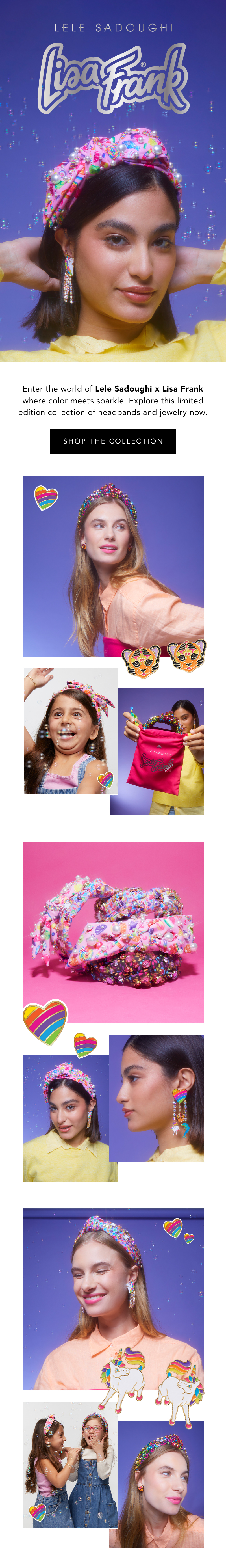 Lele Sadoughi: Lele x Lisa Frank is HERE! | Milled