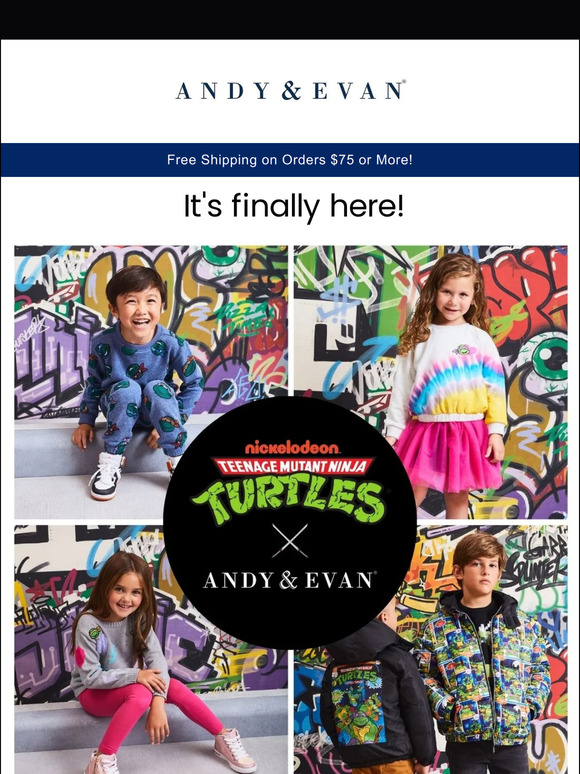 Andy & Evan: It's time for Turtle Power: TMNT x A&E Out Now! | Milled