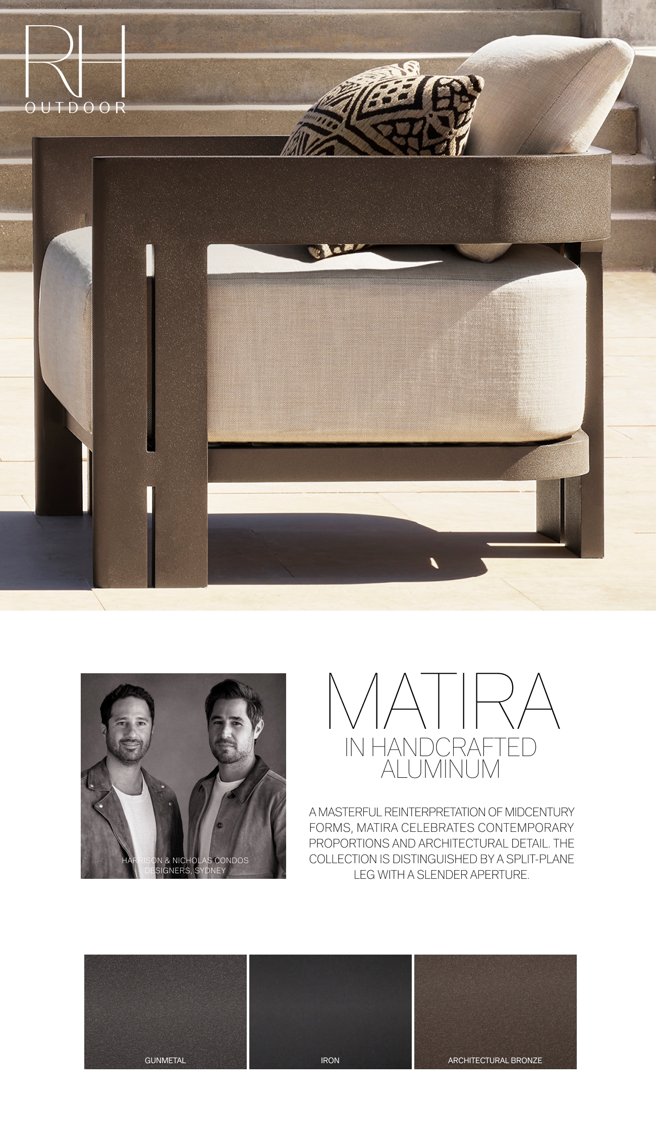 Restoration Hardware: Inspired Design Built to Endure. Outdoor ...