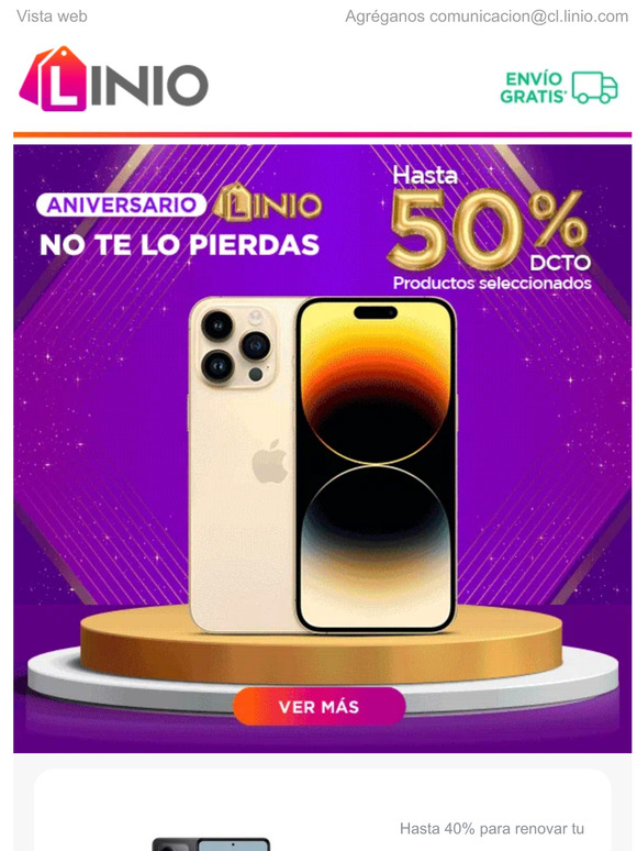 Linio: ¡Alerta 📣! Hasta 50% en todo Linio IMPERDIBLE | Milled