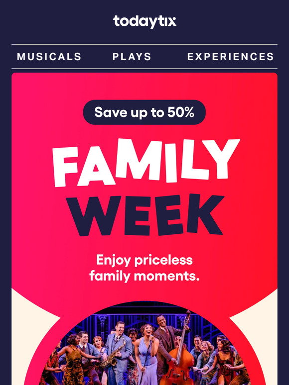TodayTix: Discover deals the whole family will love 🙌 | Milled