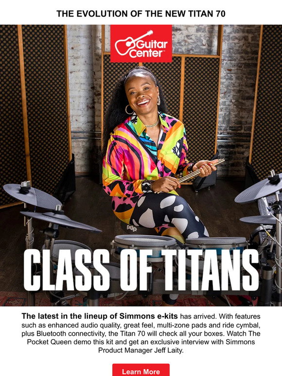 Guitar Center: Meet the Simmons Titan 70 | Milled