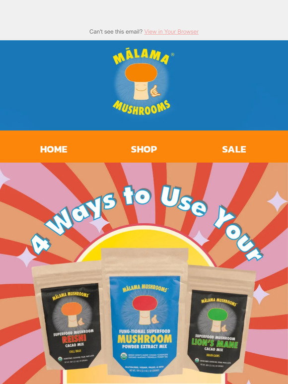 Malama Mushrooms: 4 Ways to Use Your Mālama Mix☕🍵🍞 | Milled